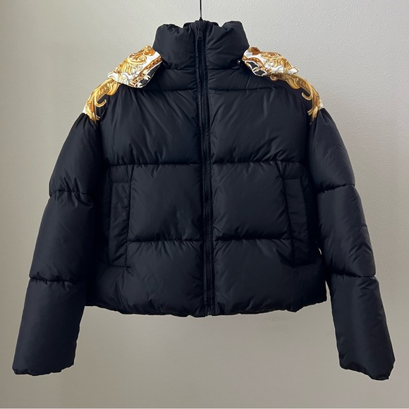 Versace | Jackets & Coats | Versace Womens Short Padded Jacket Nylon ...